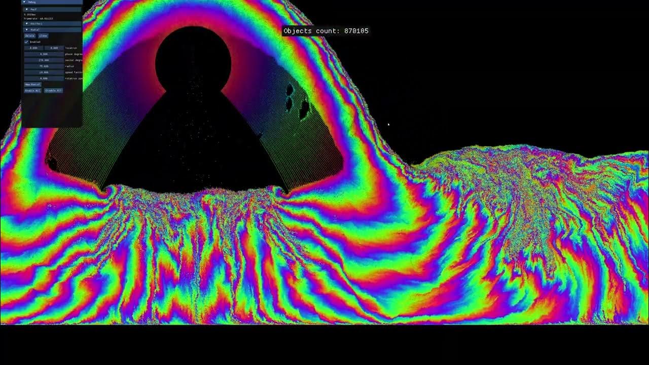 Verlet simulation using CUDA - YouTube