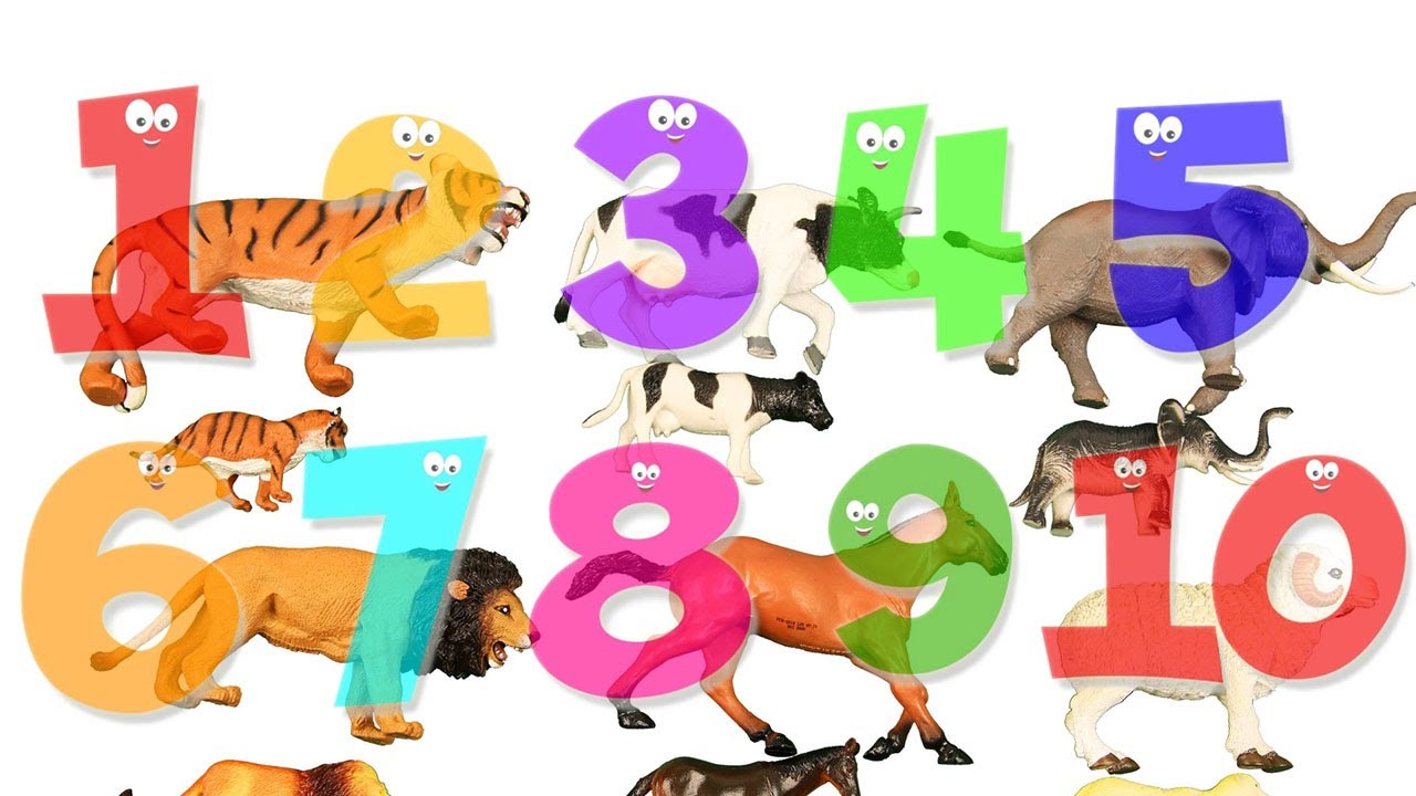 Learning number for Toddler - Kids Learning Number With Animals 1 to 10 ...