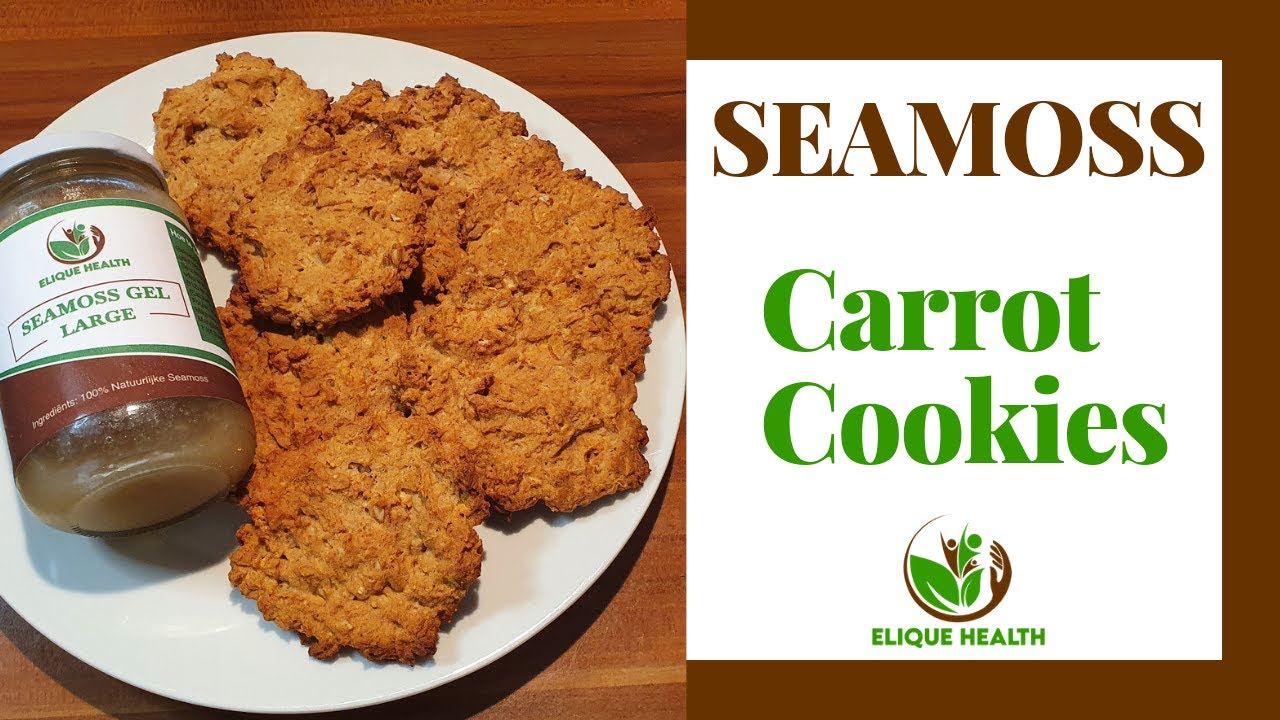Healthy Sea Moss Glutenfree Breakfast Carrot Cookies with Seamoss gel ...