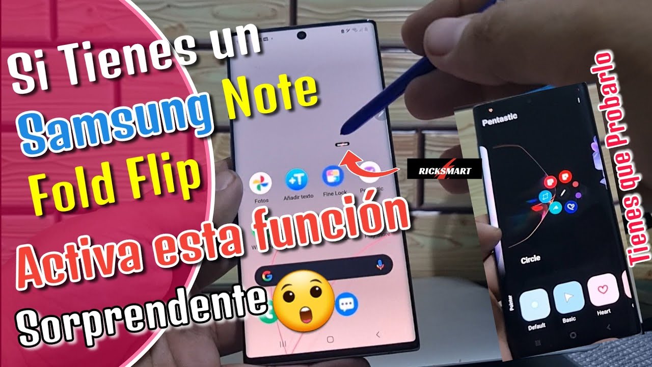 Si tienes un Samsung Note fold activa esta función brutal ...