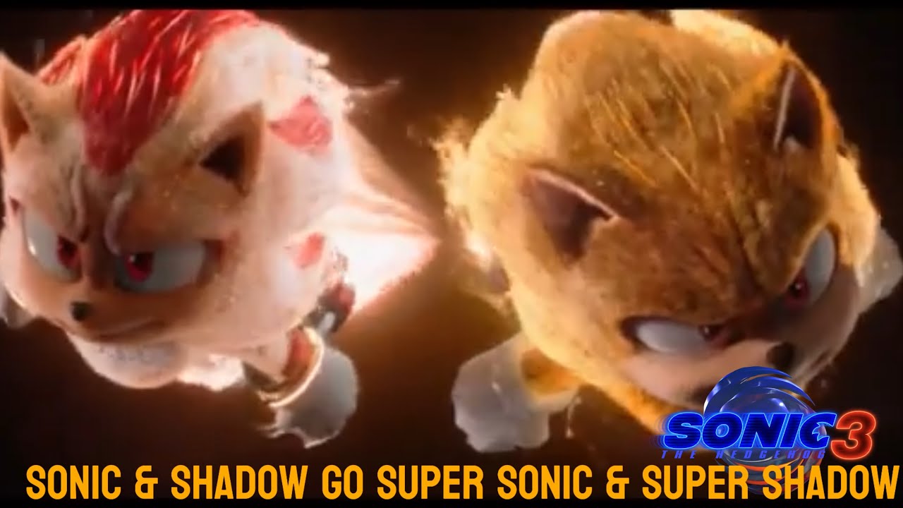 Sonic & Shadow Go Super Sonic & Super Shadow. #sonic3movie #shadowthehedgehog - YouTube