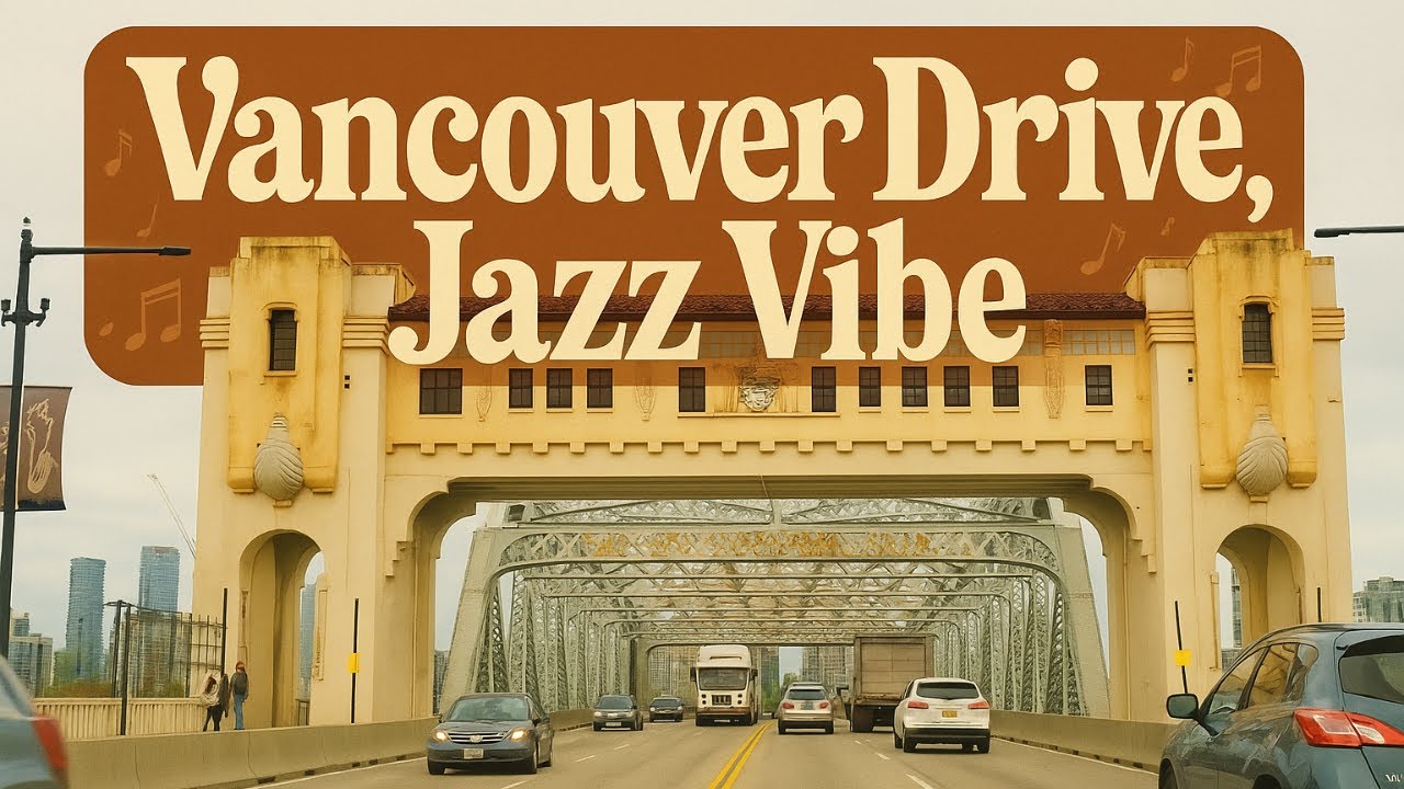 🎧 Relaxing Jazz Music for Driving & Study | Vancouver Drive, Jazz Vibe ...