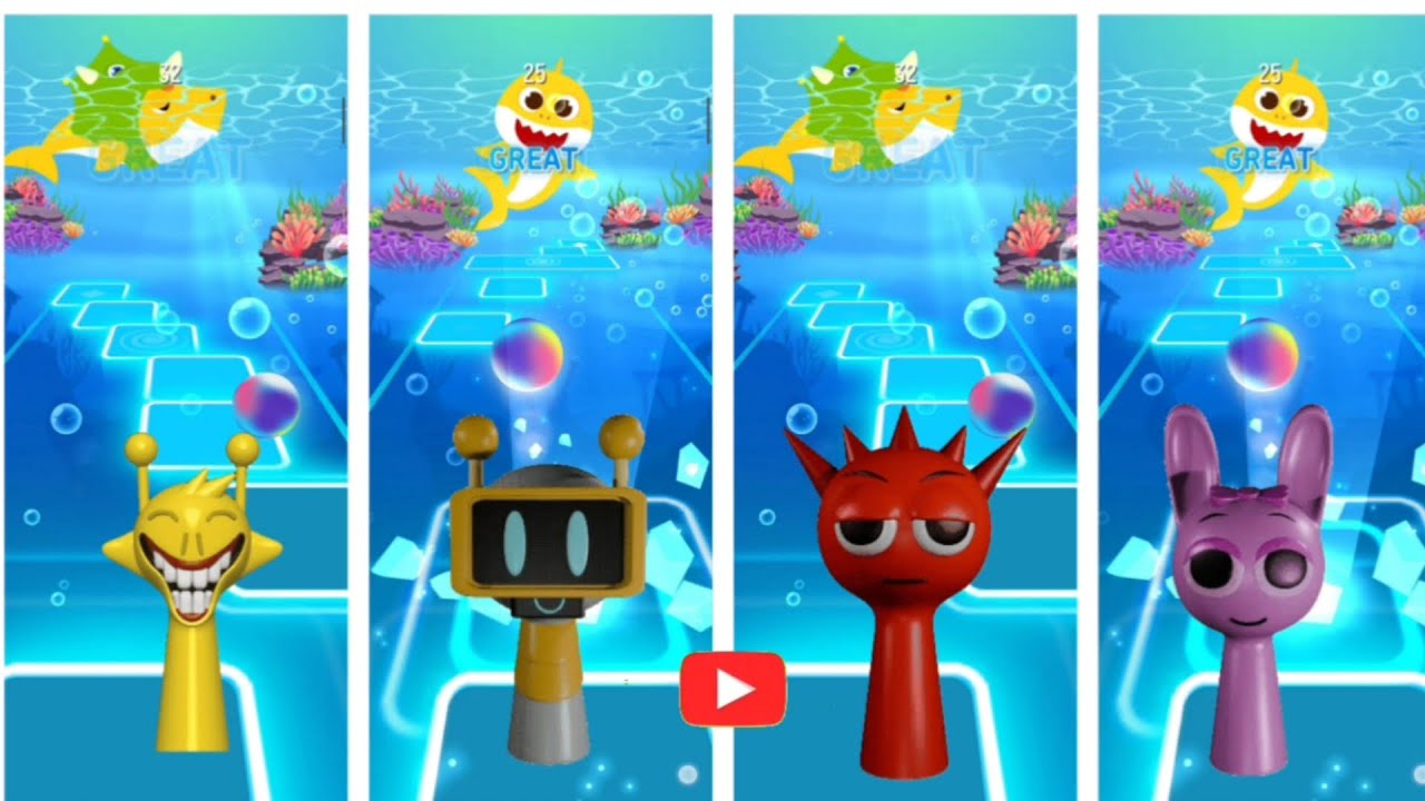 Tiles Hop Heroes Challenge - YouTube