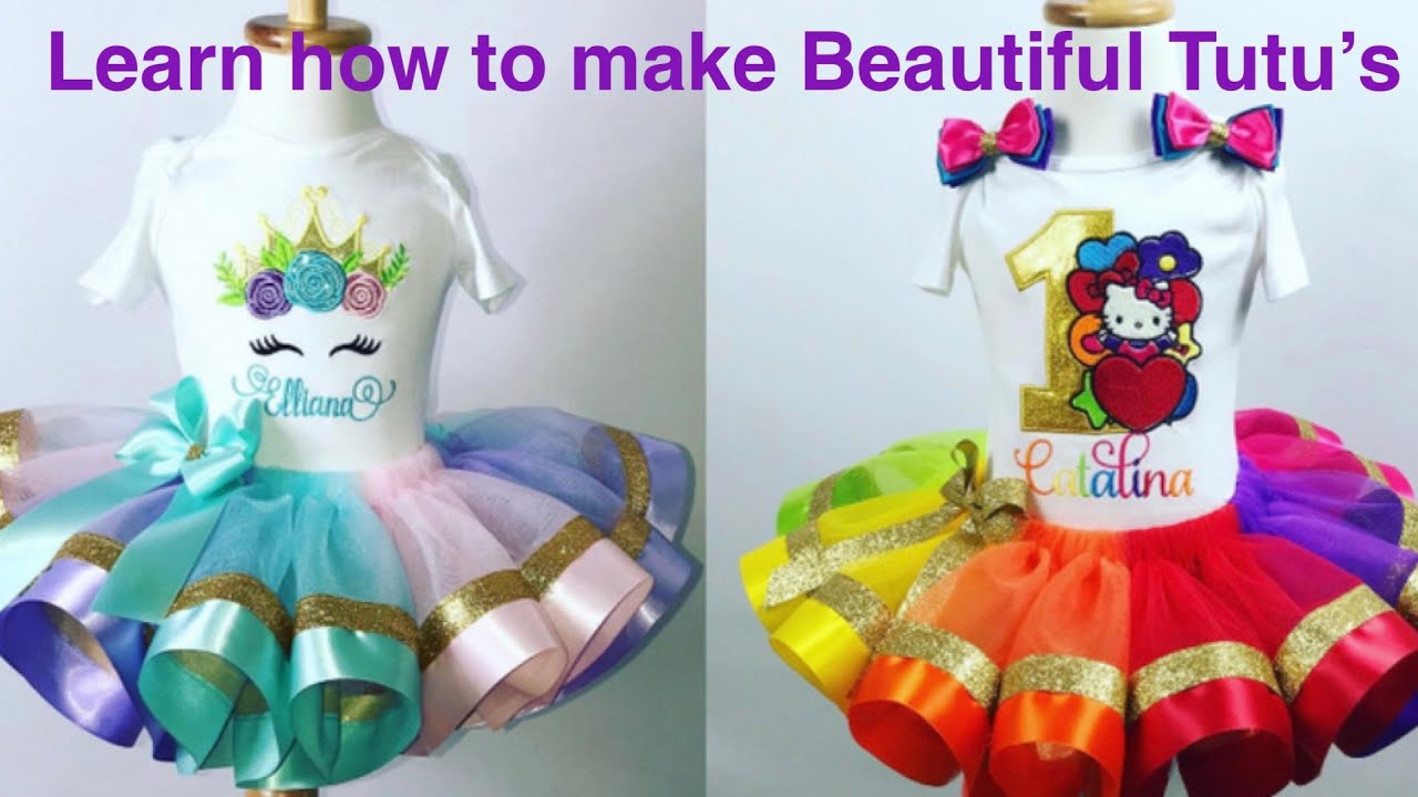 How To Make A Tutu/ Learn to make easy tutu’s and more - YouTube