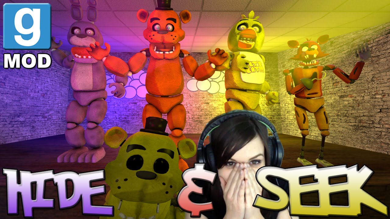 Hide N' Seek at Freddy Fazbear's Pizzeria - FNAF Gmod w/ Friends - YouTube