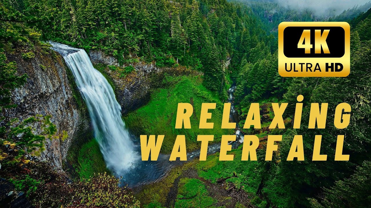 Relaxing Waterfall | Sleep, study and relaxation sounds - YouTube