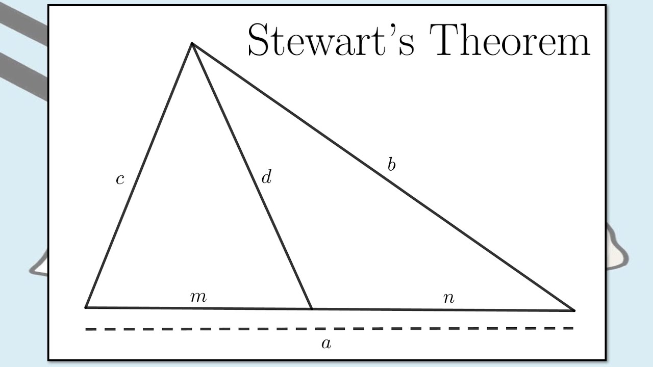 [Dumplet Tutorial #3] Stewart's Theorem || Elementary Math / High ...