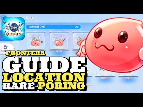 LOKASI RARE PORING DI PRONTERA - RAGNAROK ORIGIN - YouTube