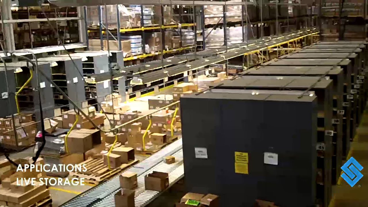 Pac-line C-250 Enclosed Track Overhead Conveyor - YouTube