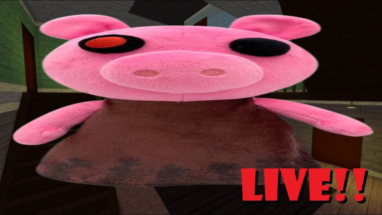 Playing PIGGY GAMES and such (LIVE!!) - YouTube