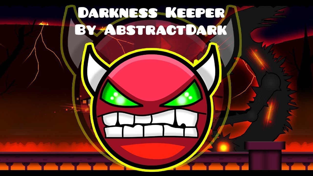 Darkness Keeper (Epic Hard Demon) by AbstractDark Geometry Dash (1 Coin ...