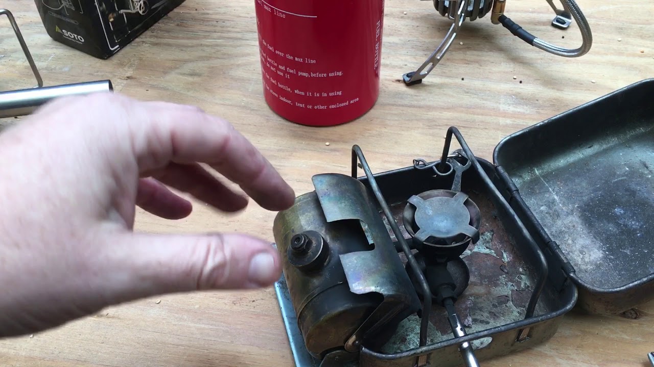 Optimus 8R camp stove, little ugly beauty. - YouTube