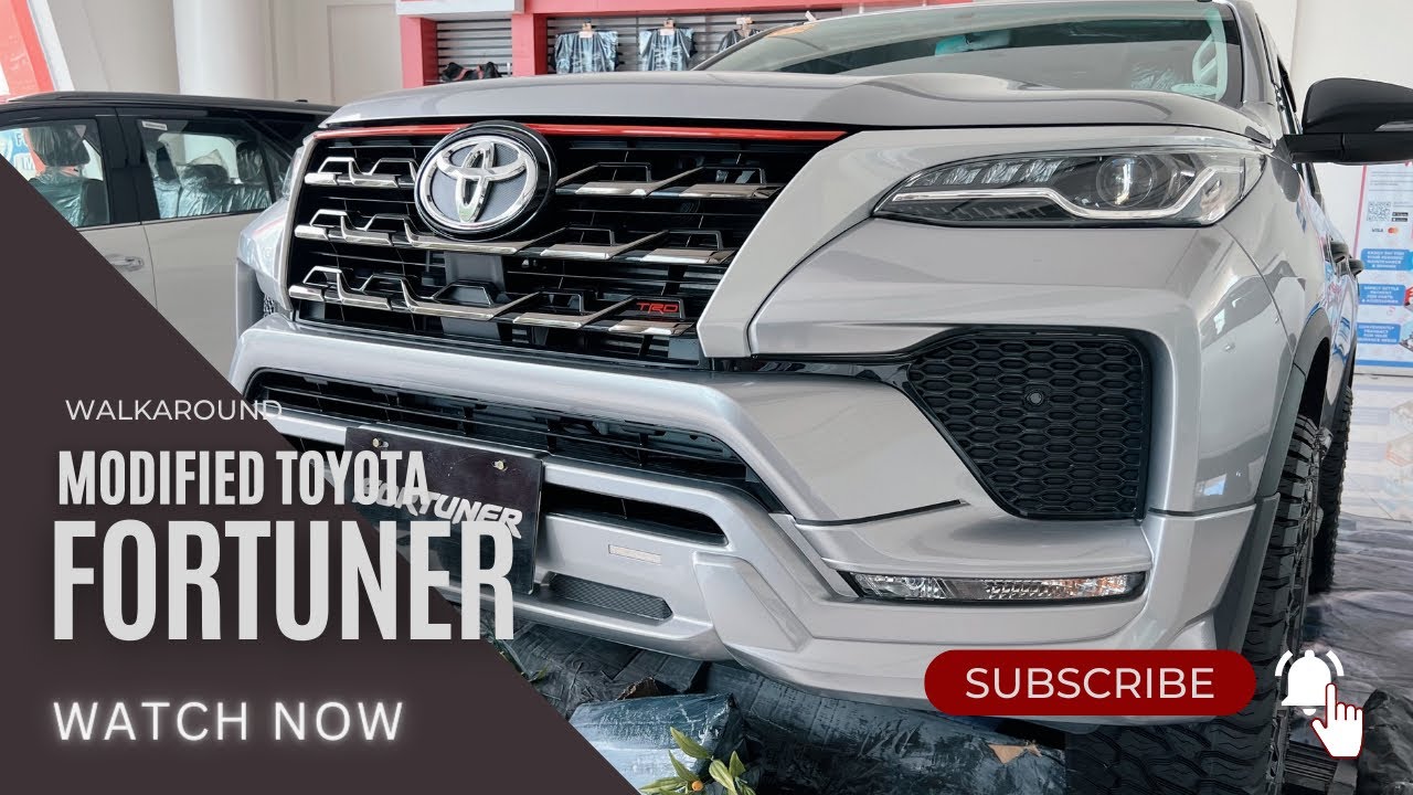 MODIFIED TOYOTA FORTUNER® | G VARIANT - YouTube