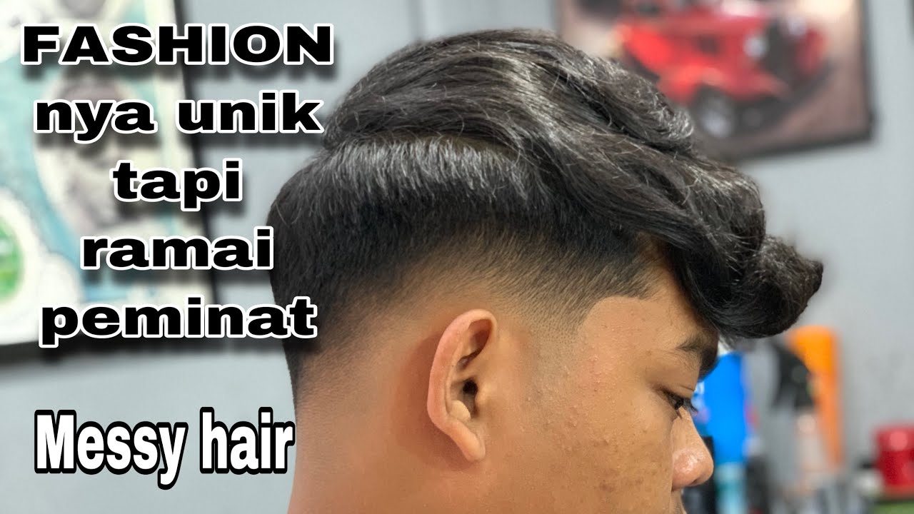 tutorial rambut tiktok mudah // rambut penyapu 😱 - YouTube