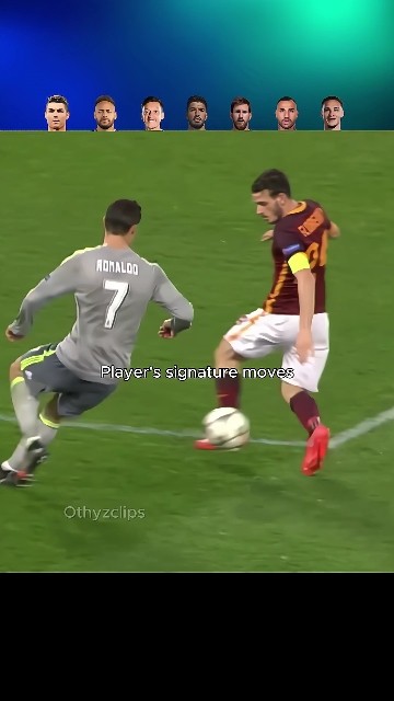 Footballer's signature moves. #football #edit - YouTube
