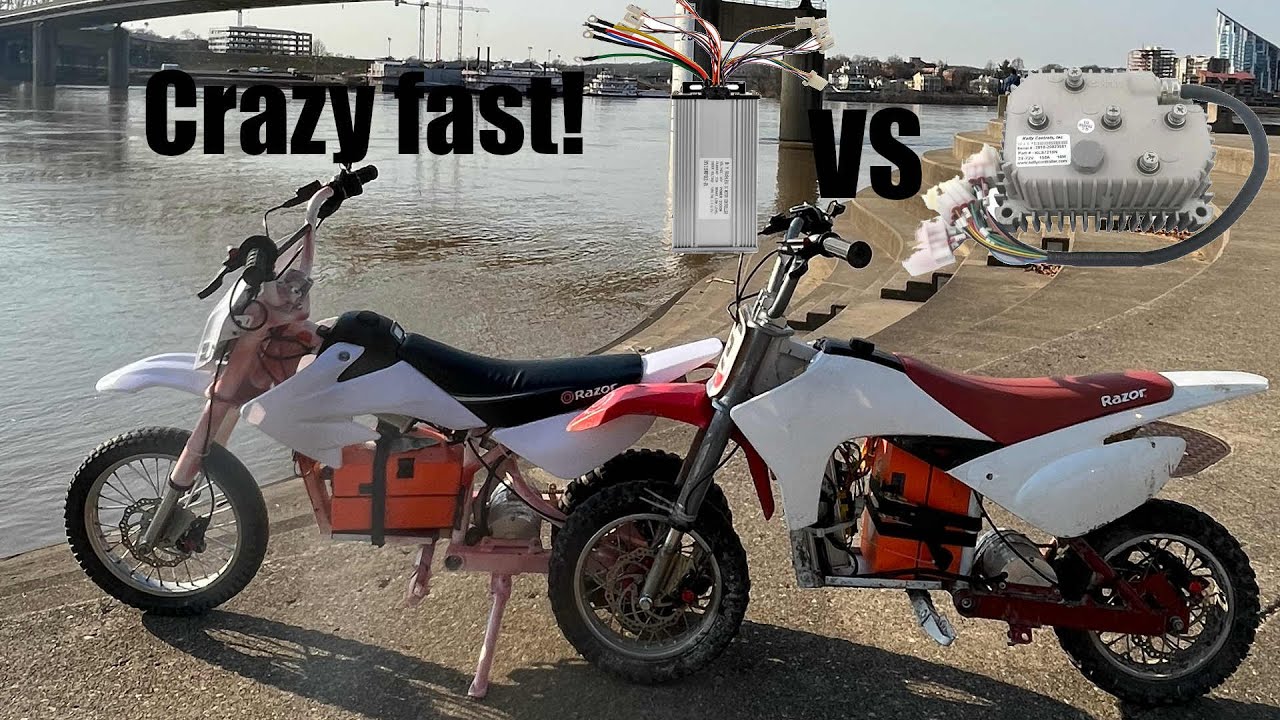 Kelly controller vs kit controller. brushless mx500 - YouTube