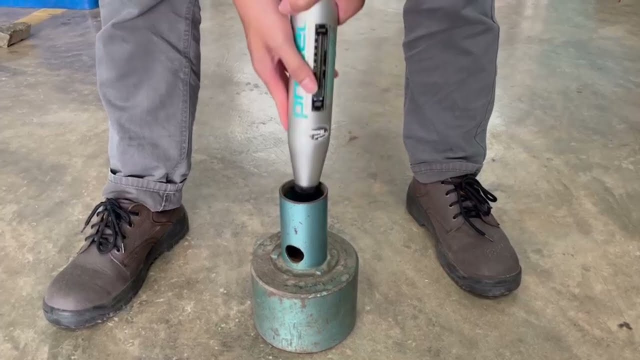 SCHMIDT HAMMER CALIBRATION - YouTube