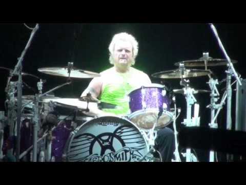 Aerosmith's Joey Kramer Drums Solo at Bank Atlantic Center, Sunrise ...