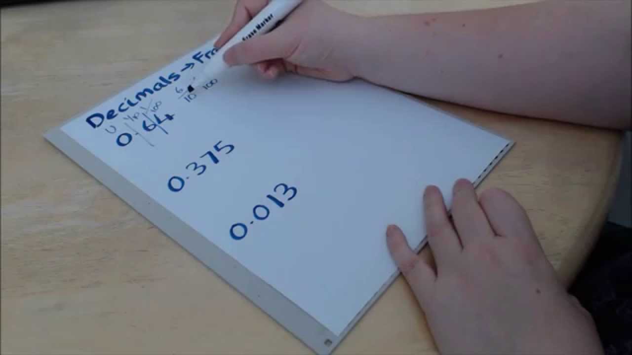 Turn Decimals Into Fractions YouTube turn-decimals-into-fractions-youtube