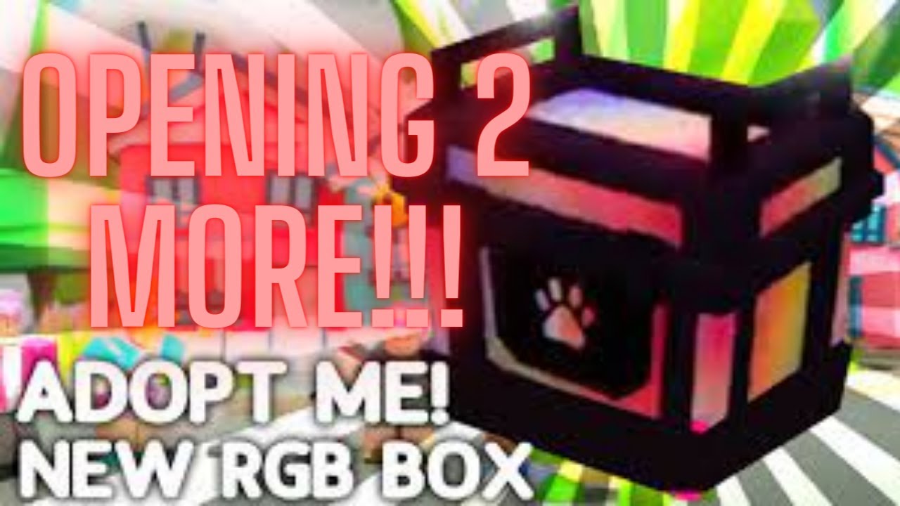 2 more RGB Boxes! In Adopt Me | Roblox - YouTube