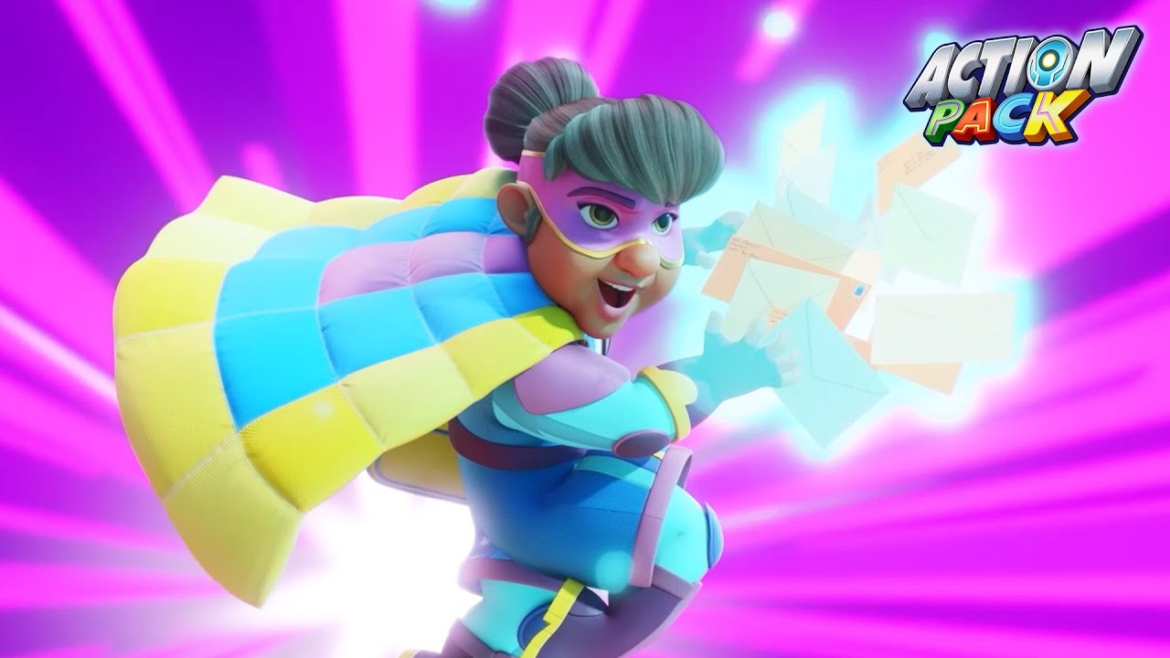 Super Hero Mail Lady?! | Action Pack | Fun Super Hero Videos for Kids ...