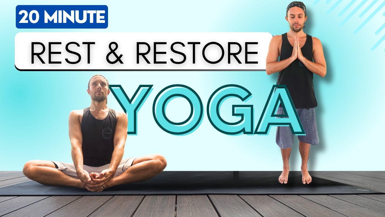 Rest & Restore Yoga | 20 Minutes Of Restorative Movement - YouTube