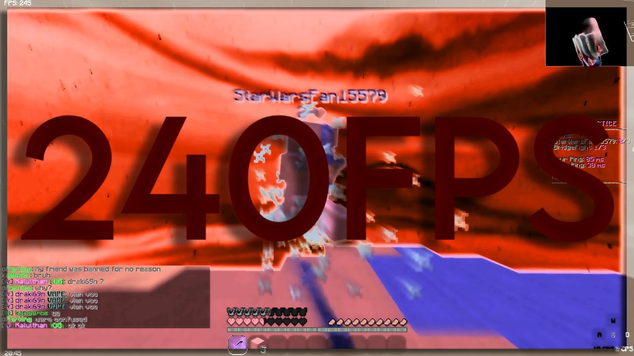 240fps render test w/ handcam - YouTube
