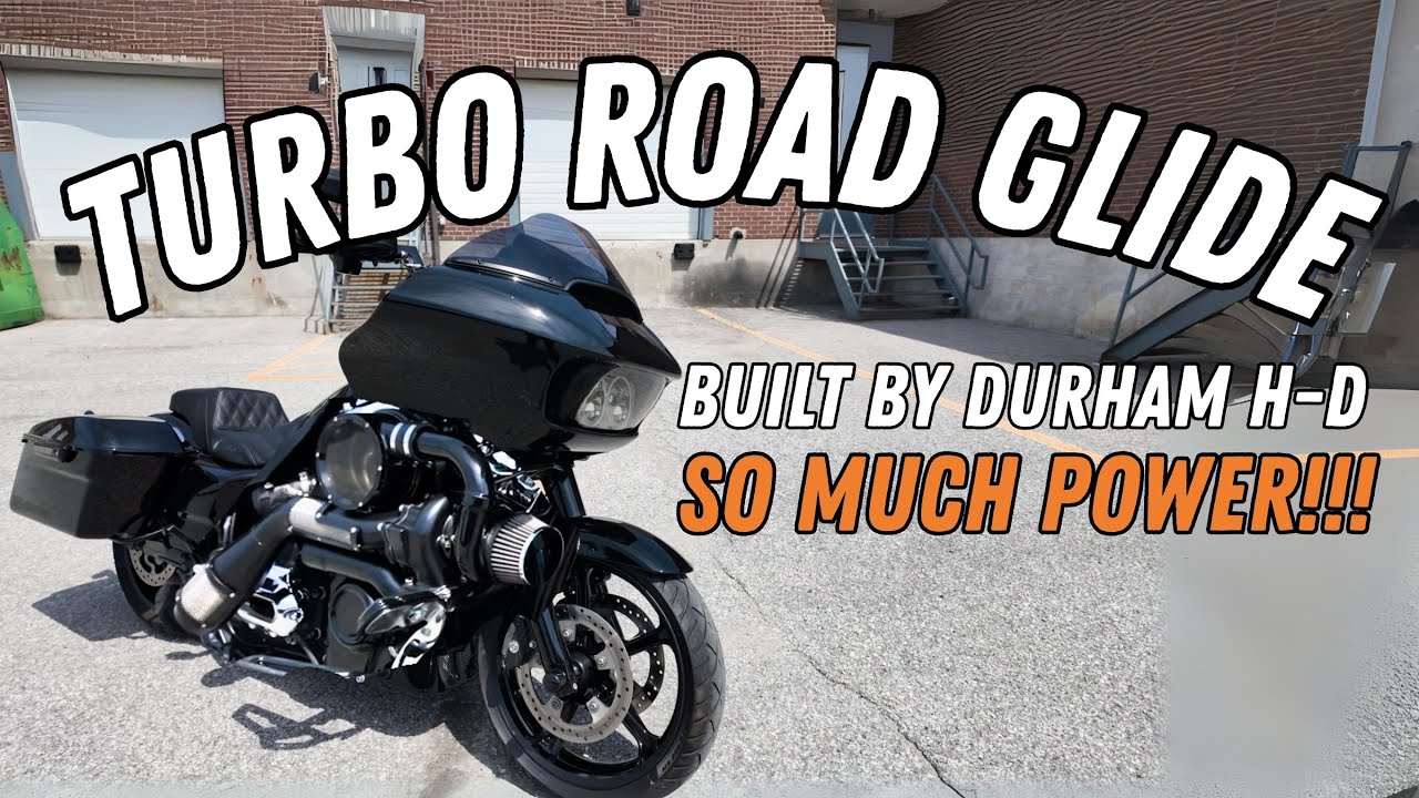 Insane Trask Turbo Road Glide Build by Durham H-D - YouTube