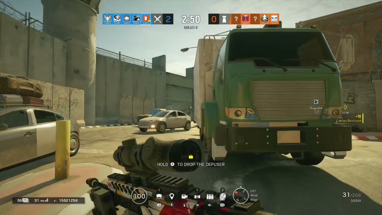 R6S dark plat 2 luck is everything - YouTube