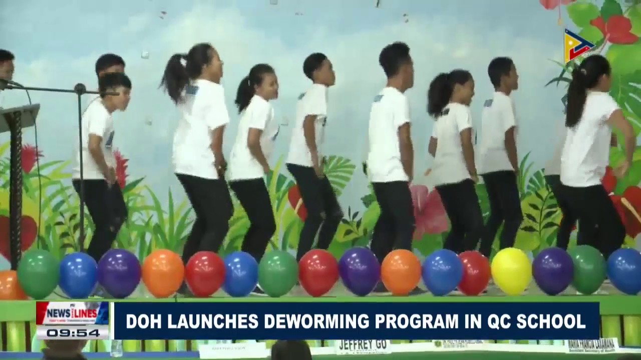 DOH launches deworming program in QC school - YouTube