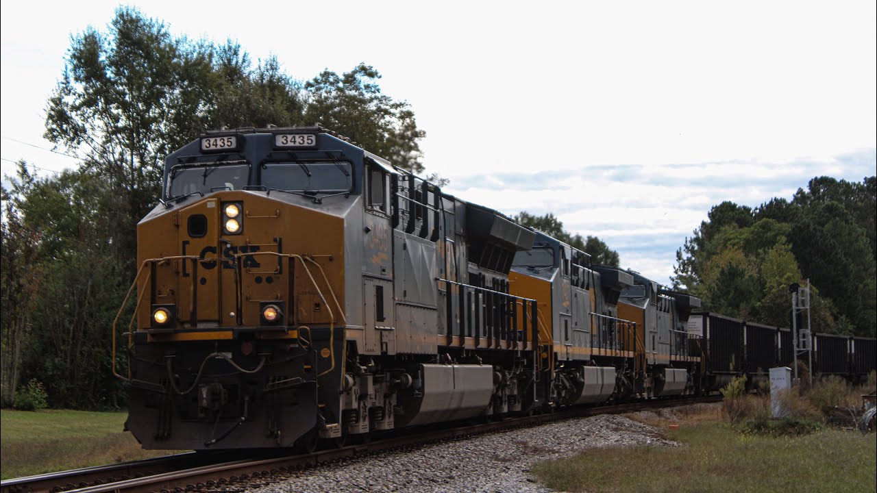 CSX M582 CSX E319 CSX M583 & CSX C319 at Dover Connection & Clinton 10 ...