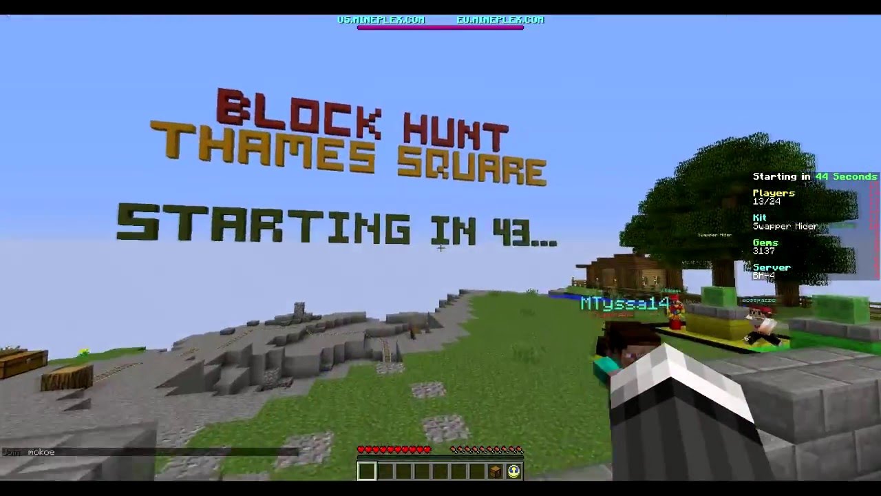 Block Hunt at Mineplex! | Minecraft - YouTube