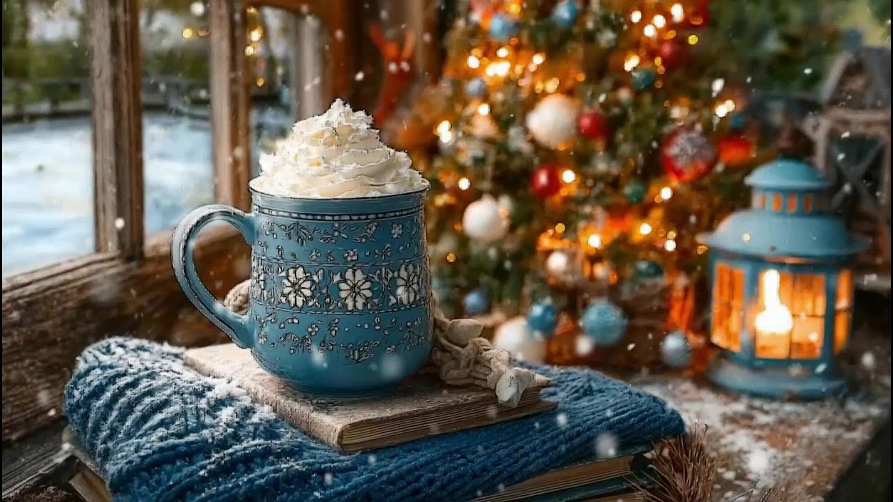 Christmas Tree Lights & Smooth Jazz | Festive Winter Ambience ️ - YouTube
