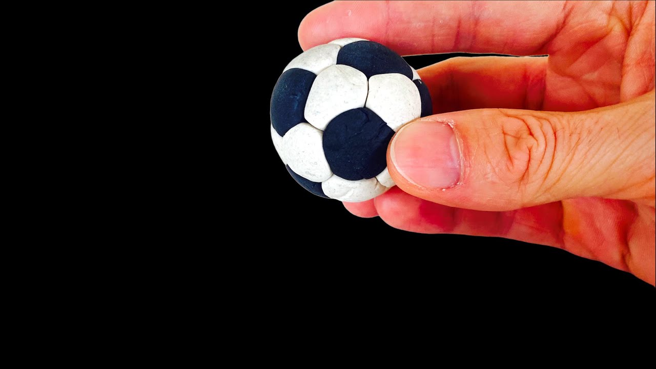 Make Your Own Mini Football Toy using Play Dough - A Creative DIY ...