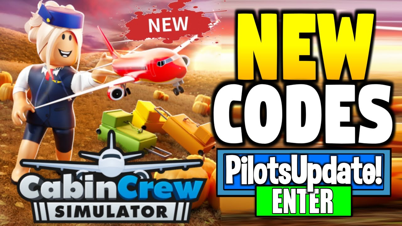 [PILOTS UPDATE!] ALL SECRET NEW UPDATED CABIN CREW SIMULATOR *CODES* IN ...