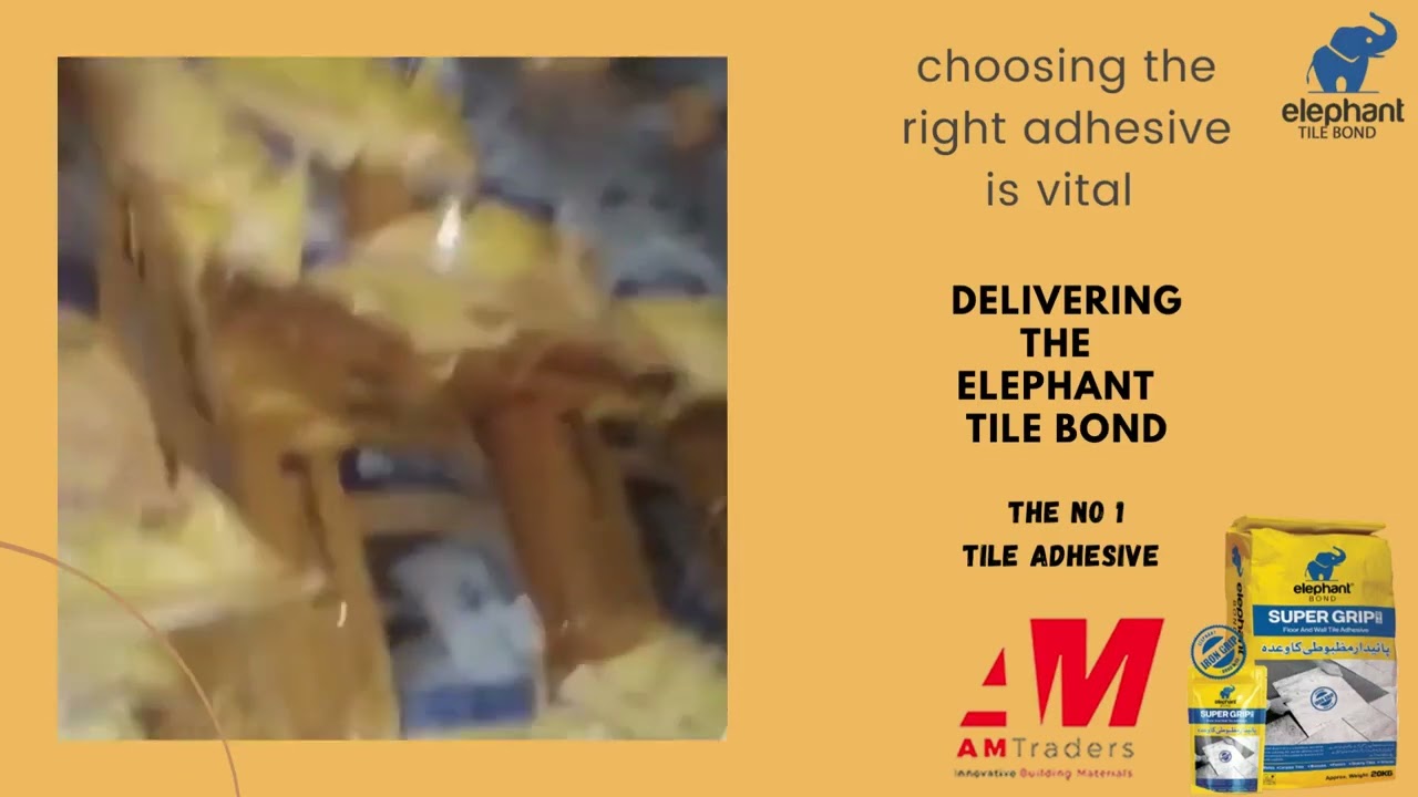 ELEPHANT Tile Adhesive - YouTube