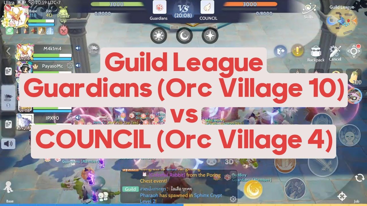 Ragnarok Origin Guild League Guardians Orc Village 10 Youtube