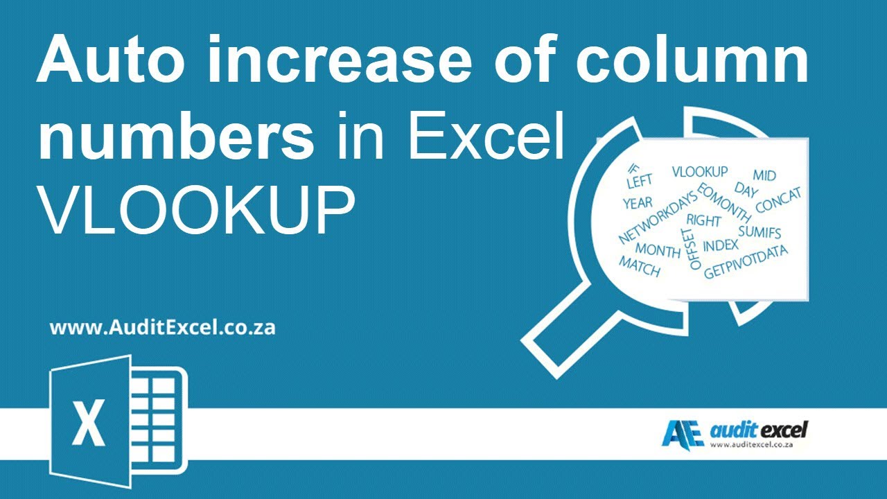 Dynamic column numbers for VLOOKUP's - YouTube