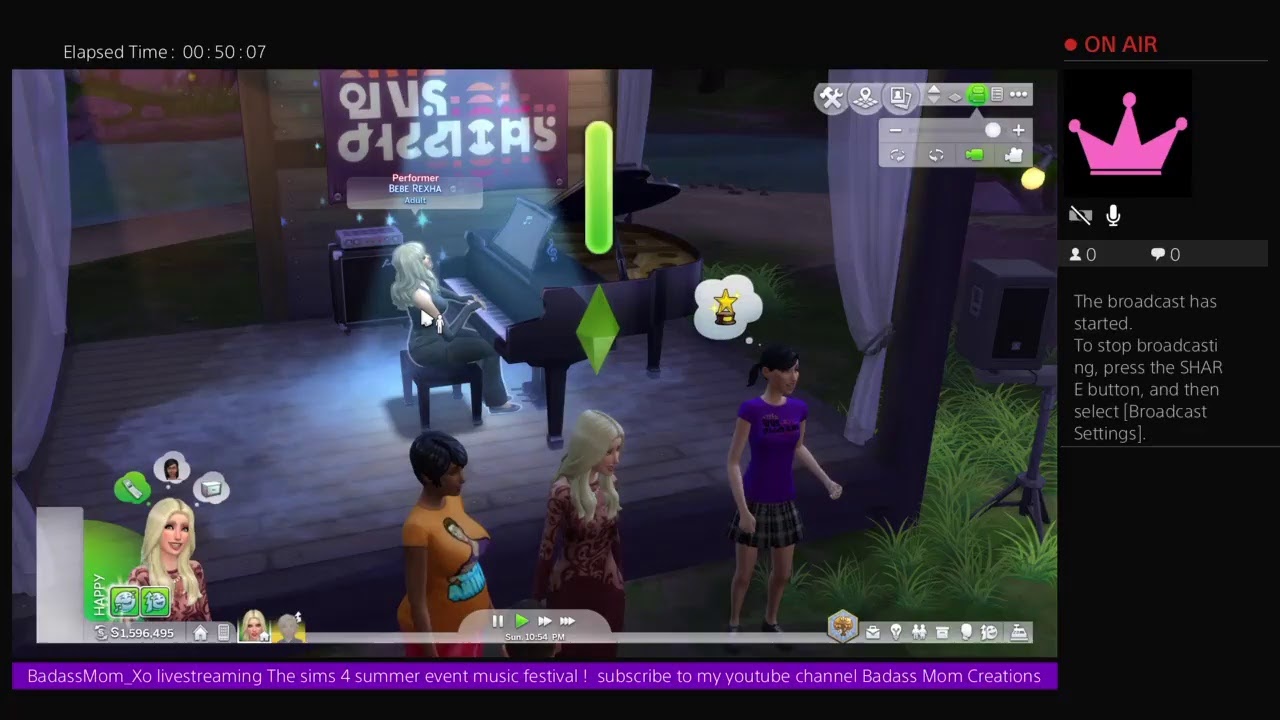 The sims 4 event Simified stars Performance !!👨‍👩‍👧‍👦 - YouTube