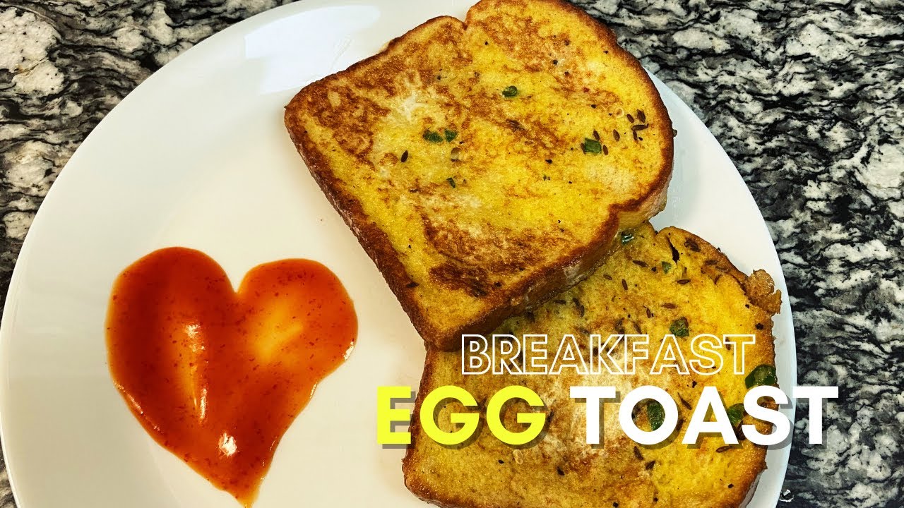 Easy 2 Min - Breakfast Egg Bread Toast (French Style) | Homemade Food Healthy Way to Start Your ...