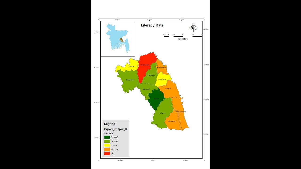Cumilla literacy map - YouTube