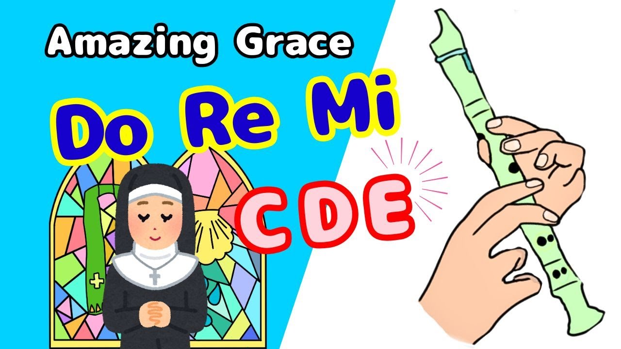 Amazing Grace Easy Recorder Tutorial - YouTube