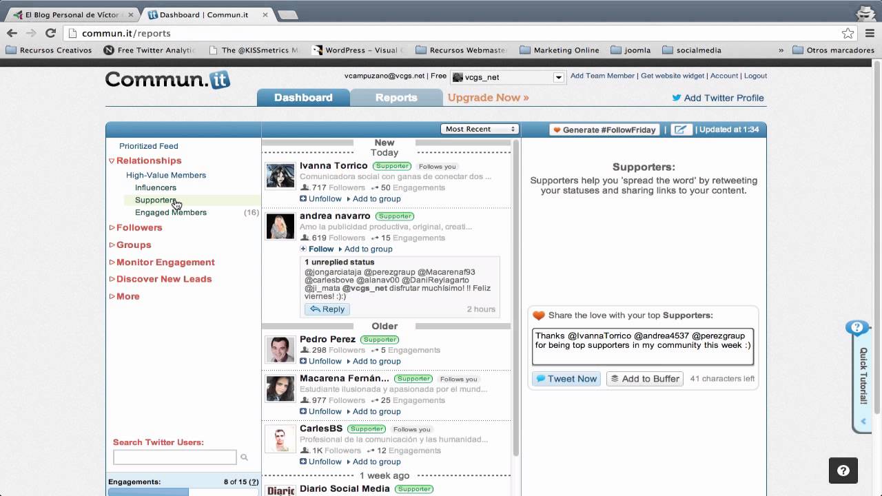 Commun.it para Twitter: Aprende a usarlo - YouTube