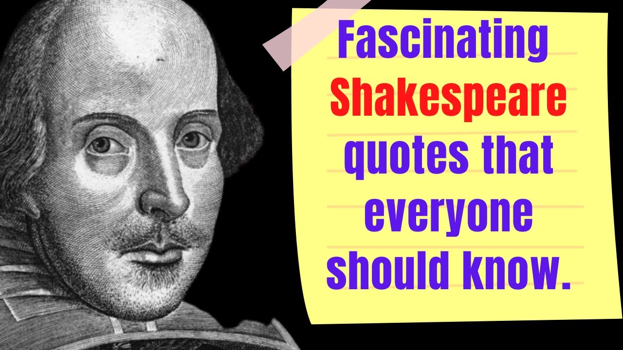 125 Best Shakespeare Quotes are worth knowing | Quotes, aphorisms, and ...