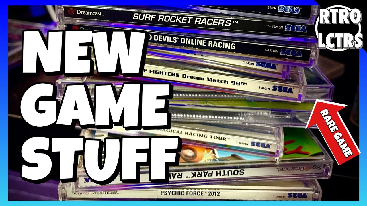 NEW GAME STUFF | 2 Months Worth Of Dreamcast Collecting - YouTube