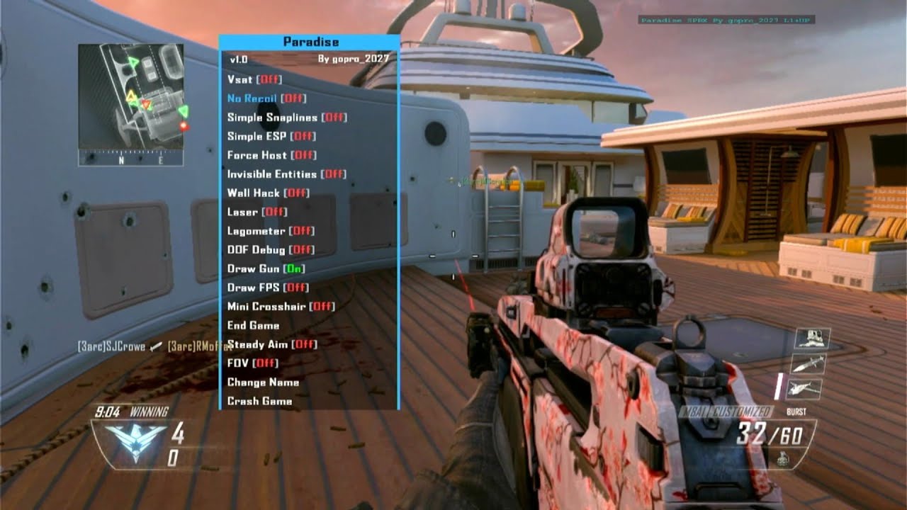 cheat ps3 call of duty bo2 seperti pubgm sultan - YouTube