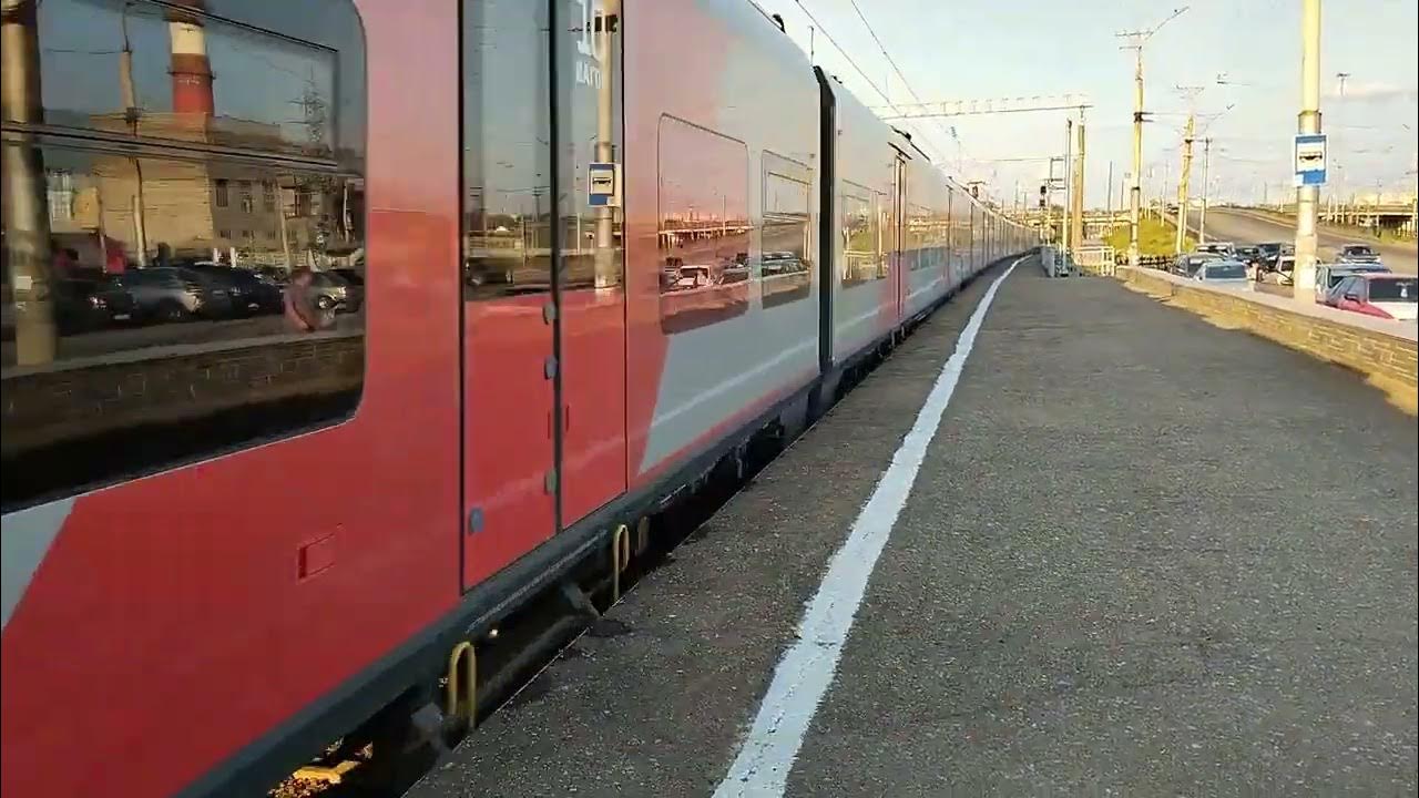 Прибытие ласточки Москва Минск в смоленск - YouTube