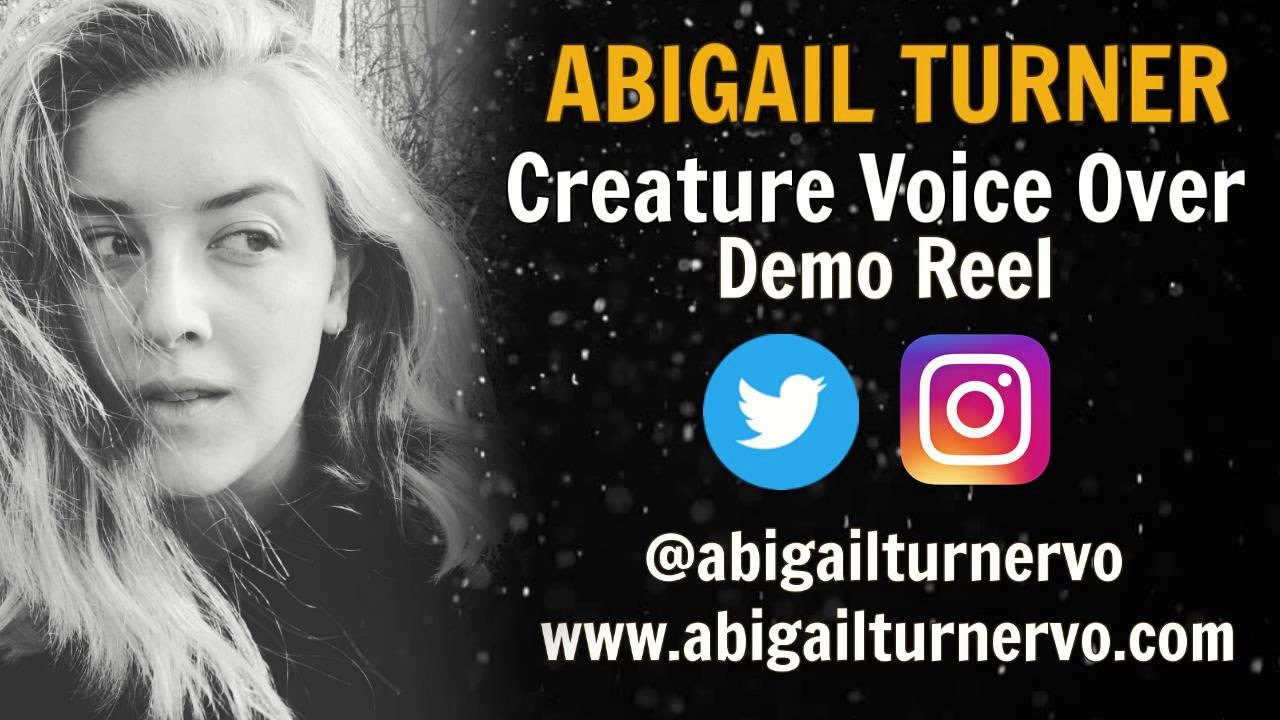 Abigail Turner ~ Creature Voice Over Demo Reel ~ 2019 - YouTube