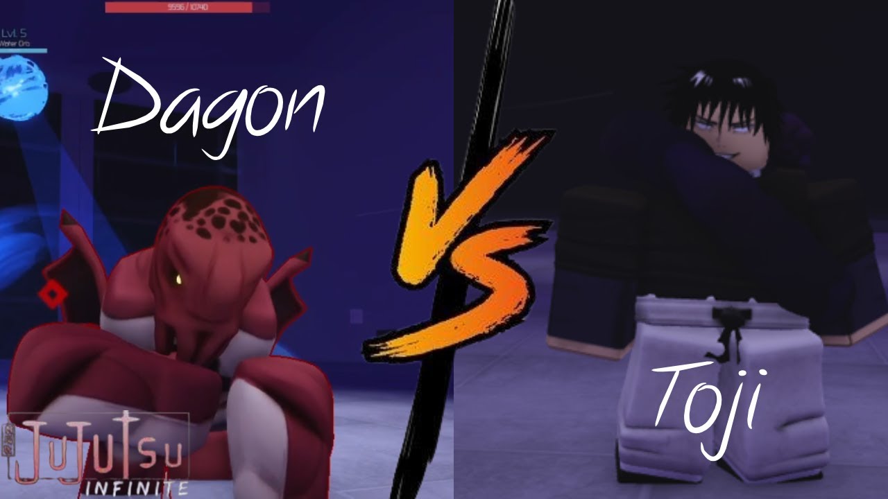 Dagon VS Toji [Jujutsu Infinite] - YouTube