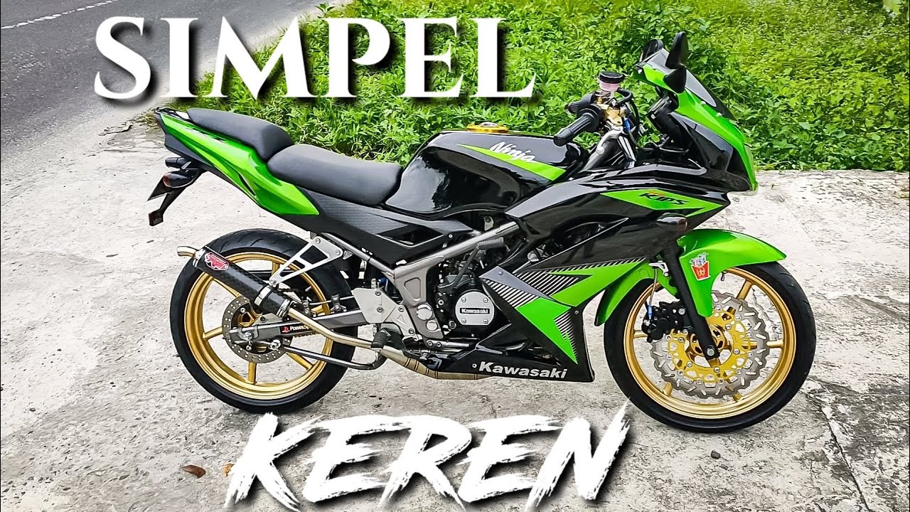 Modifikasi Simpel Keren Ninja rr New | Ninja rr Vlog - YouTube